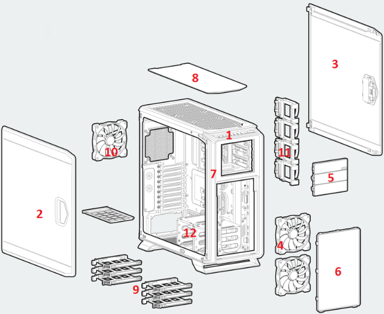 760T and 730T Spare Parts – Corsair