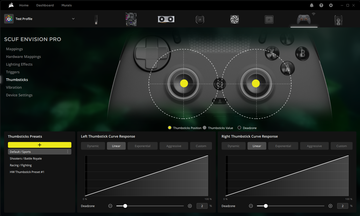 Envision Controller: iCUE 개요 – Corsair