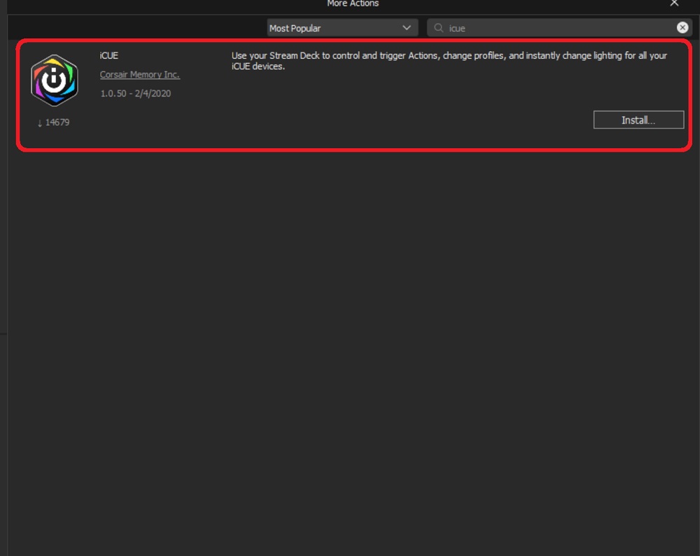 iCUE: How to: Set up Elgato Stream Deck iCUE integration – Corsair