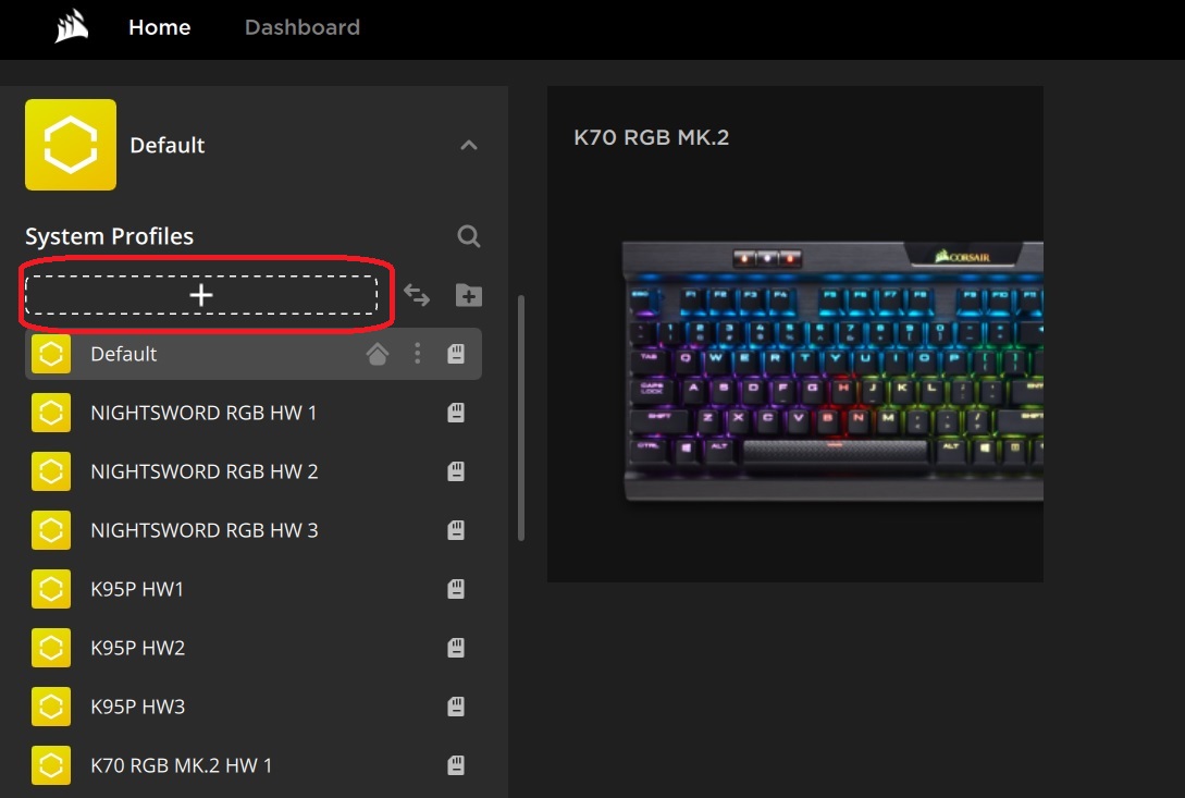 iCUE: How to: Set up and manage profiles in iCUE 4 or newer – Corsair