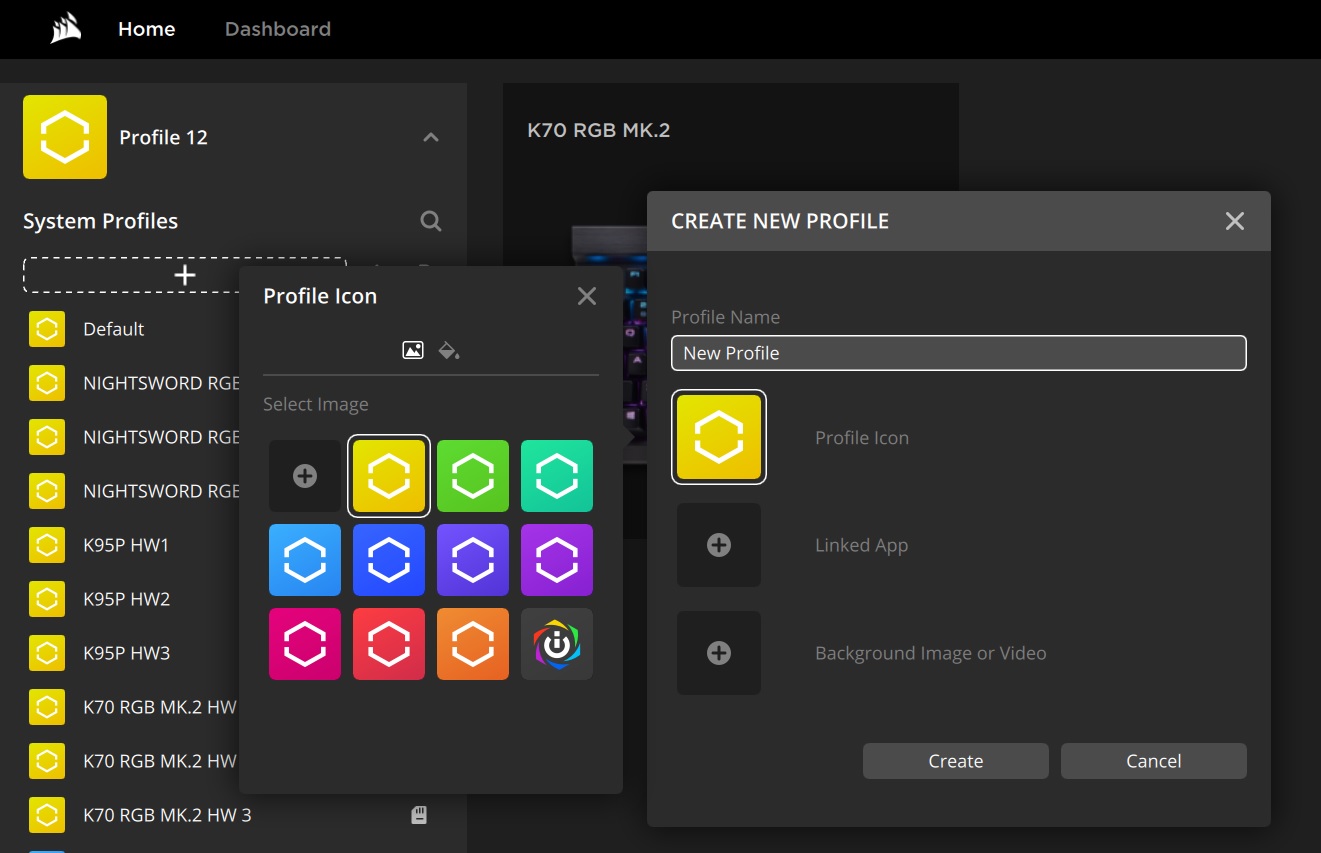iCUE: How to: Set up and manage profiles in iCUE 4 or newer – Corsair
