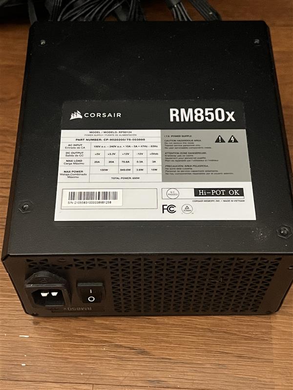 Customer Service: Find Part & Serial Number Labels – Corsair