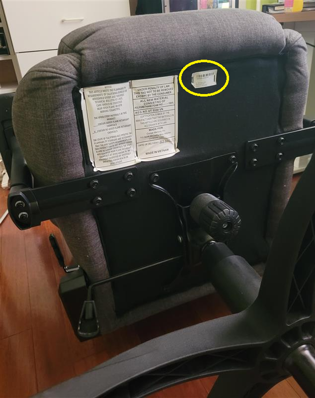 Customer Service: Find Part & Serial Number Labels – Corsair