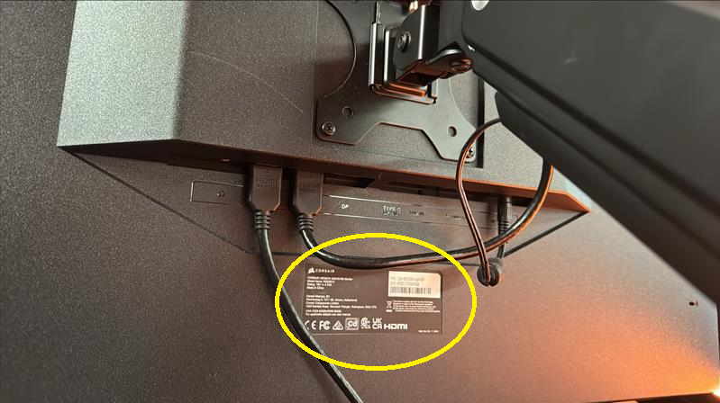 Customer Service: Find Part & Serial Number Labels – Corsair
