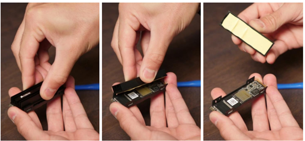 SSD: How to: Remove a pre-installed heatsink – Corsair