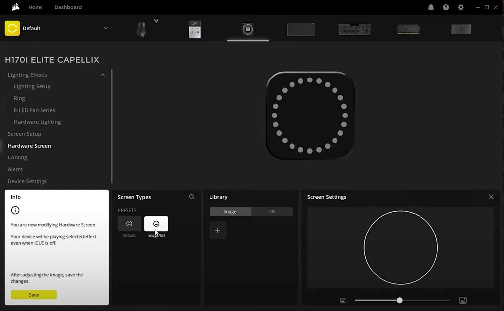 ELITE LCD:How to set up your ELITE LCD in iCUE 4 or newer – Corsair