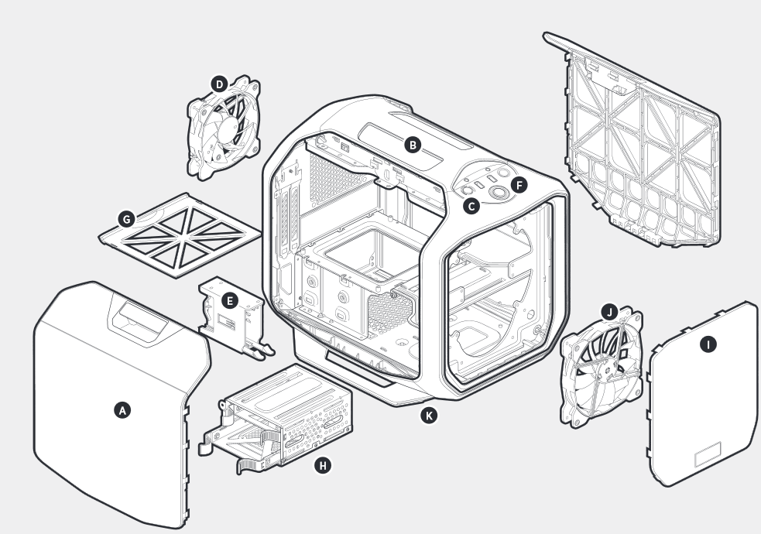380T Spare Parts – Corsair