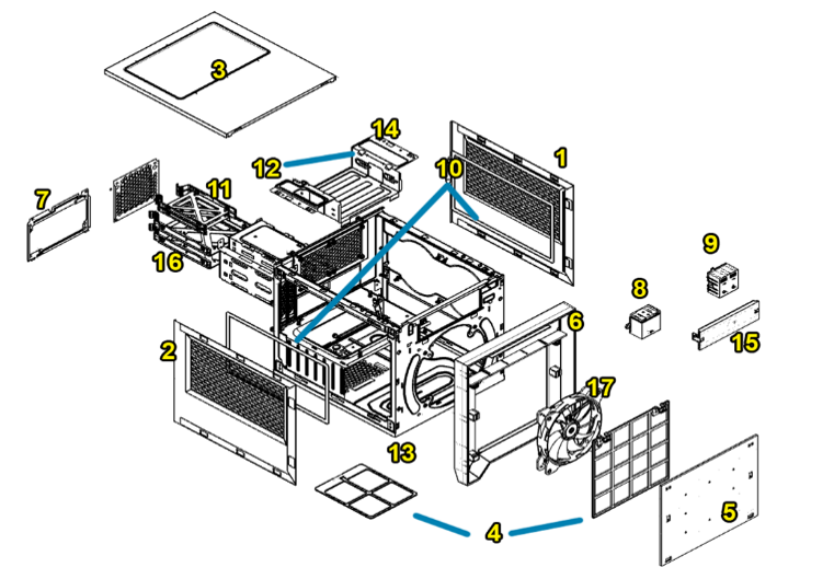 250D Spare Parts – Corsair